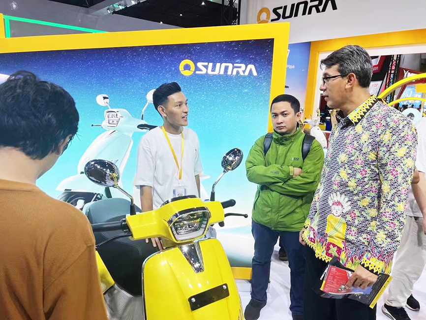 SUNRA Showcased Multiple Flagship Electric Vehicles at Jakarta Fair ...