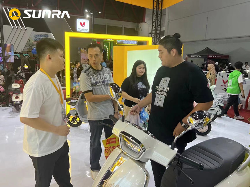 SUNRA Showcased Multiple Flagship Electric Vehicles at Jakarta Fair ...
